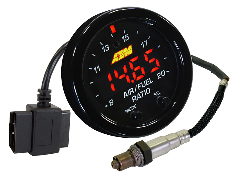 Wideband O2 Sensor X-Series Gauge (52mm) - Digital AFR/Lambda Display ...
