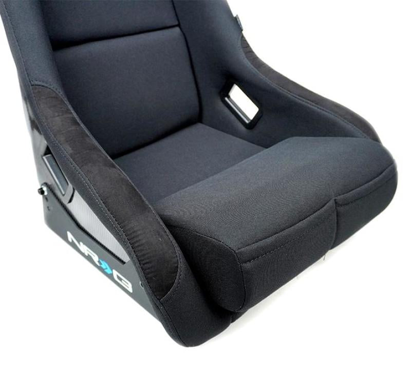 NRG Innovations - Carbon Fiber Bucket Seat - Large - Black/Black Carbo ...