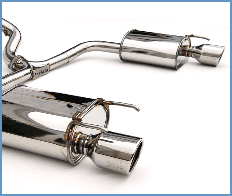 Invidia - Q300 Axleback Exhaust - Rolled Polished Tips - HS06LGSGT3 ...