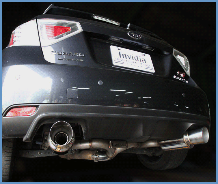 Invidia - Dual N1 Catback Exhaust - Polished Tips - HS08STIGTP ...